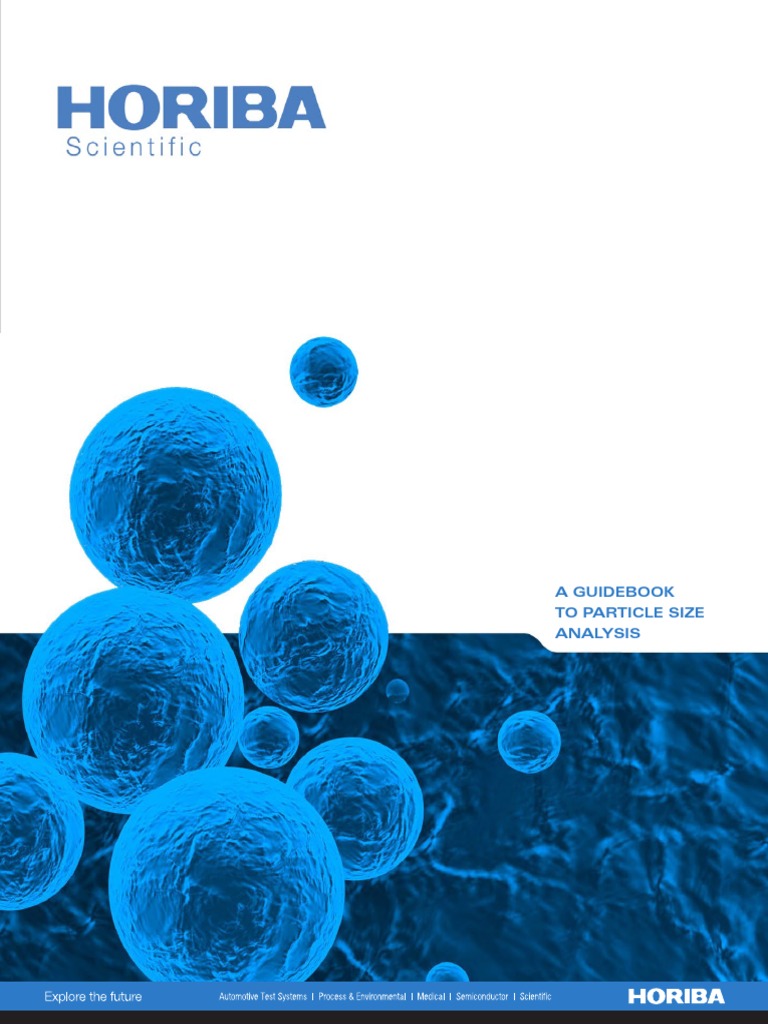 Horiba A GUIDEBOOK To Particle Size Analysis | PDF