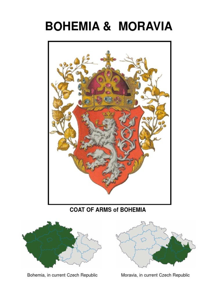 Bohemia & Moravia: Coat of Arms of Bohemia | PDF | European Monarchs