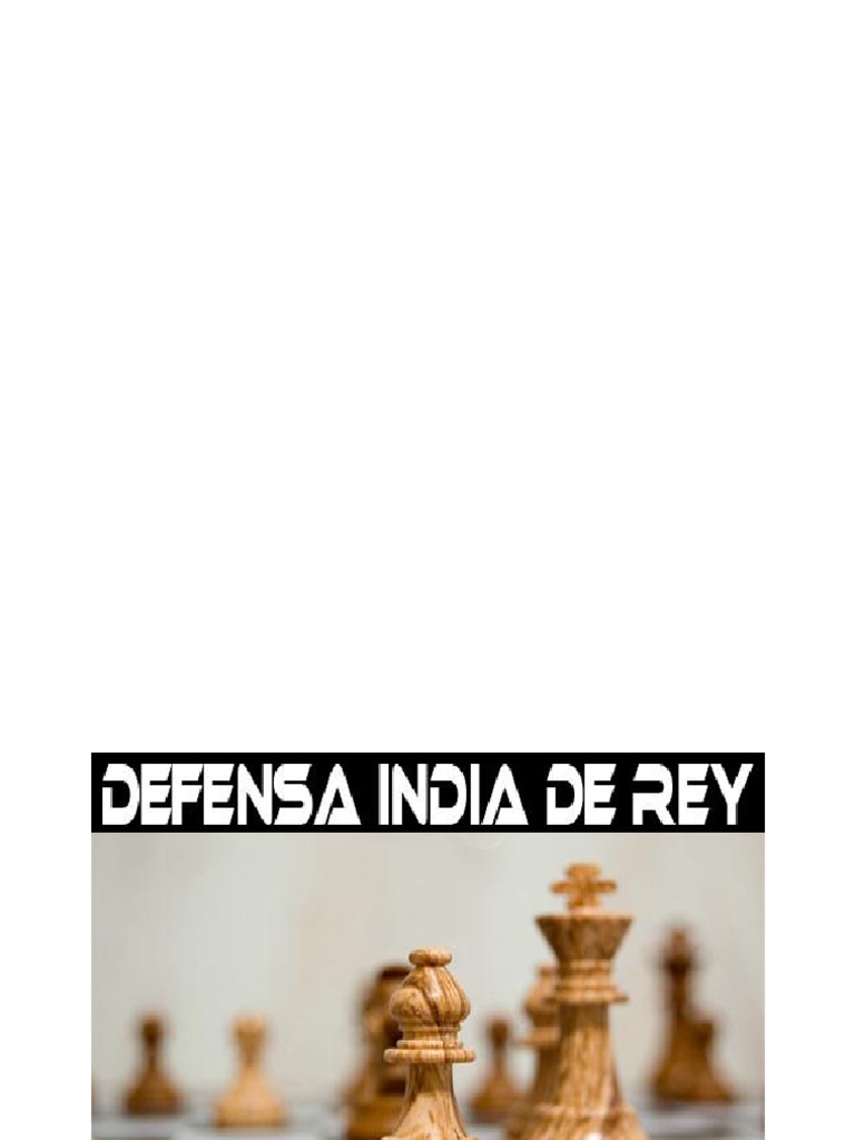 Defensa India de Rey | PDF | Aperturas de ajedrez | Juegos tradicionales