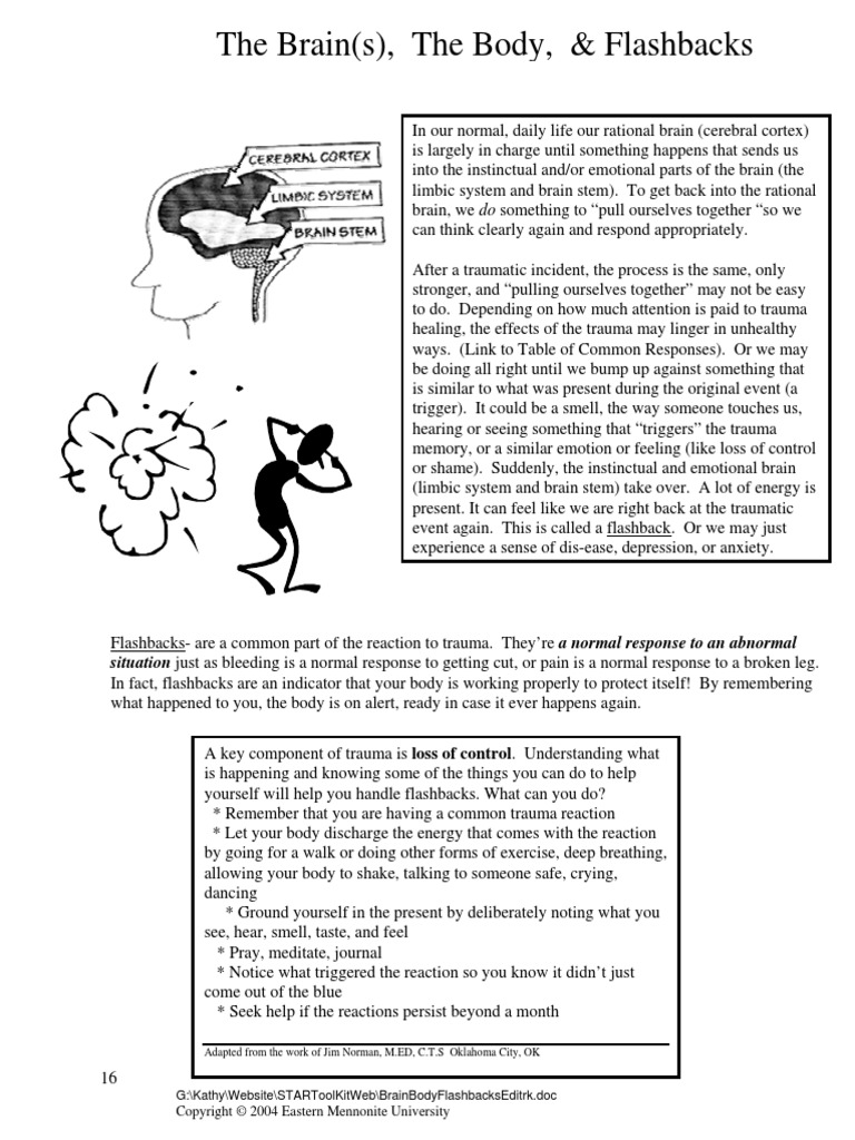 Brain Body Trauma Pdf Psychological Trauma Brain