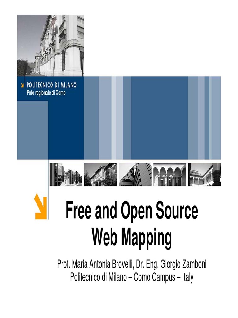 Free and Open Source Web Mapping | PDF | Web Service | Geographic Data ...