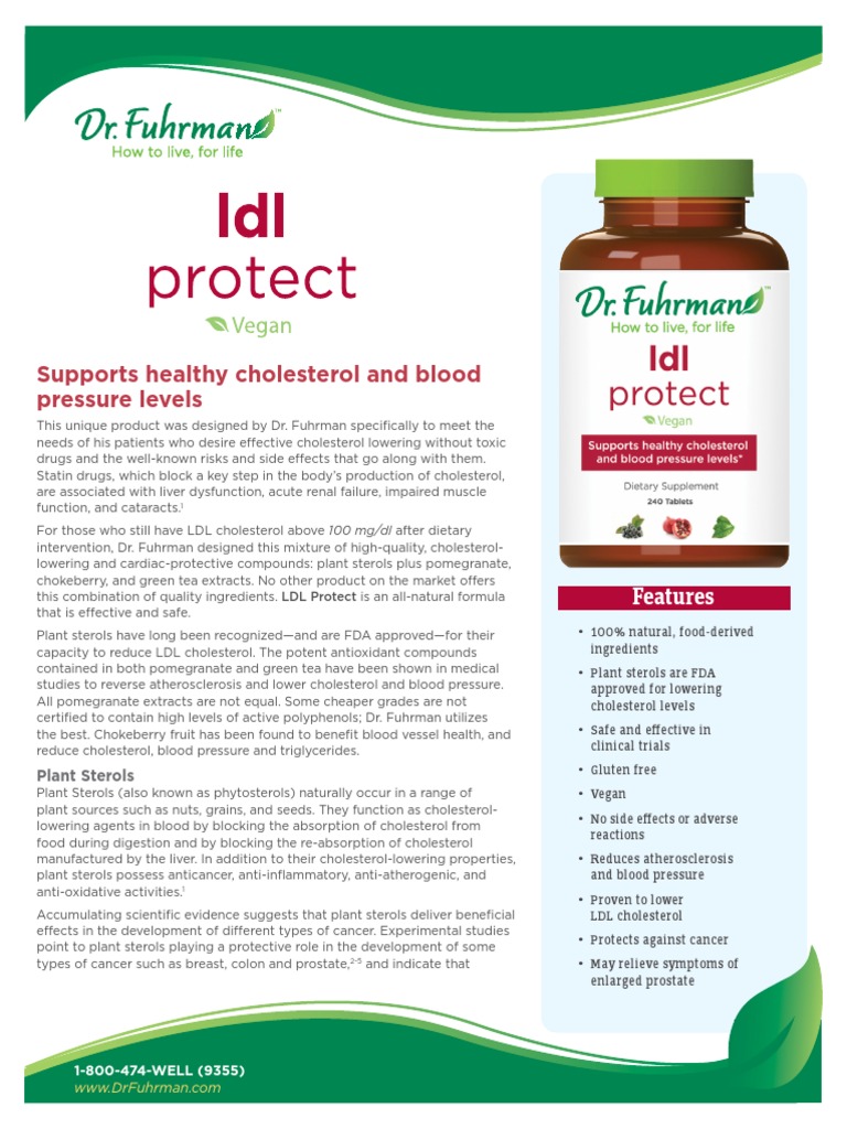 DrFuhrmans LDL | PDF | Cholesterol | Dietary Supplements