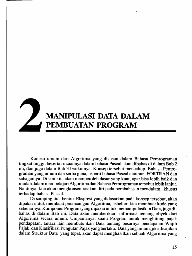 Algoritma Dan Pemograman-Bab2 PDF | PDF | Seni & Disiplin Bahasa | Kajian Bahasa Asing
