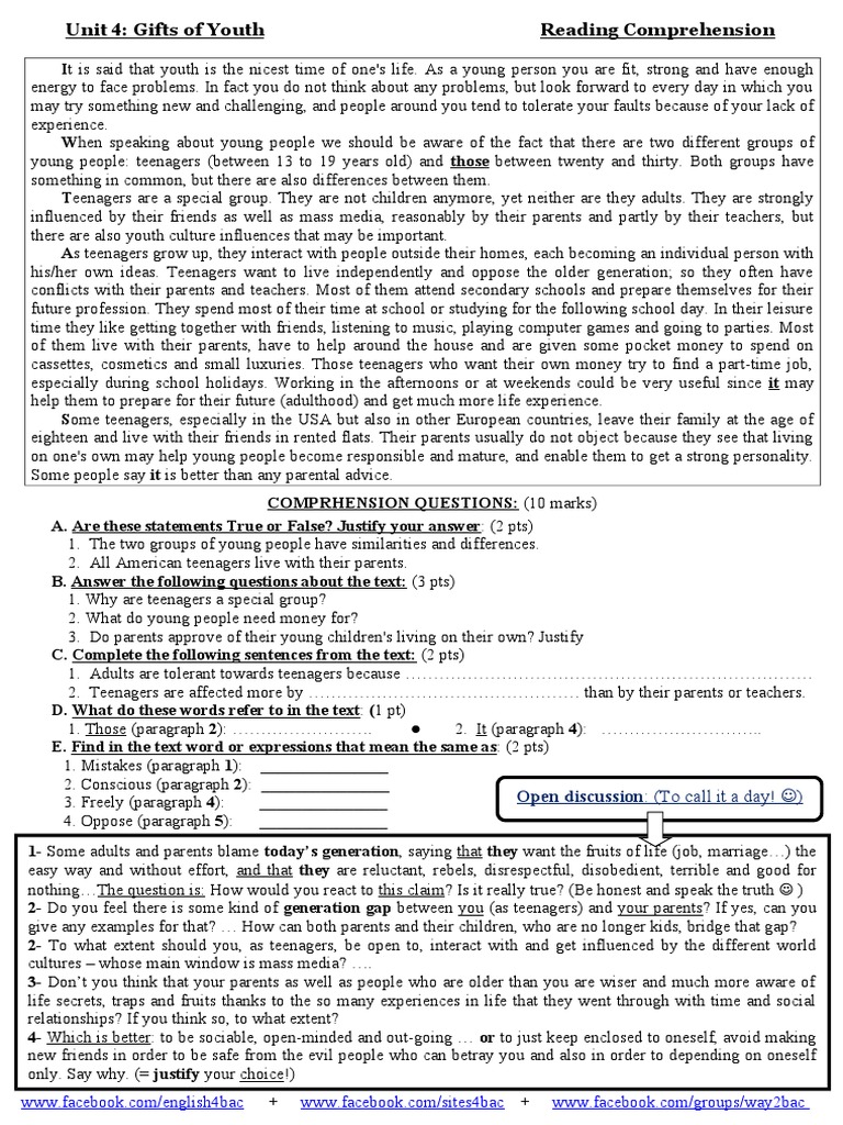Youth Comprehension and Challenges | PDF | Adolescence