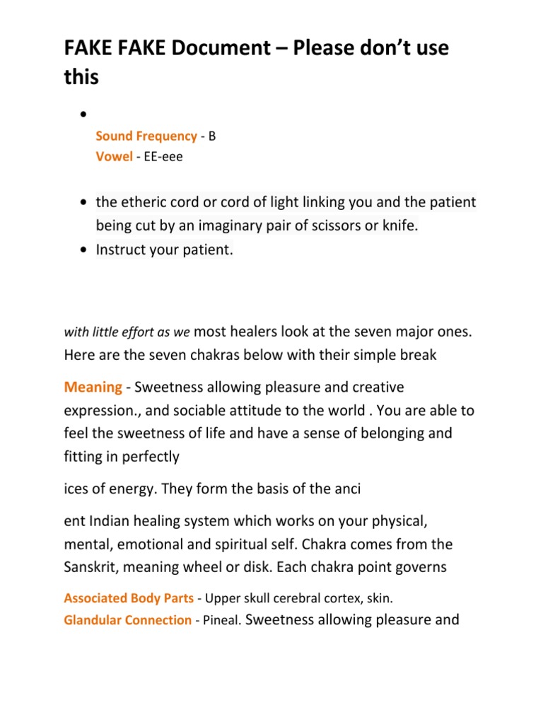 FAKE FAKE Document - Please Don't Use This: Sound Frequency Vowel ...
