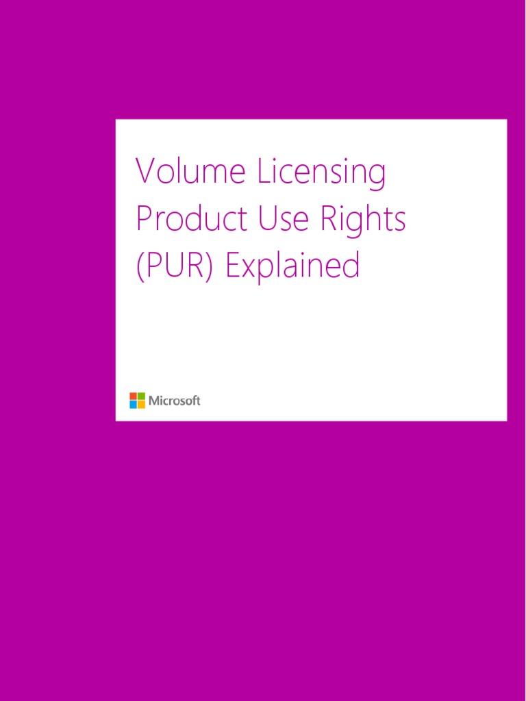PUR Explained | PDF | Microsoft Windows | Personal Computers