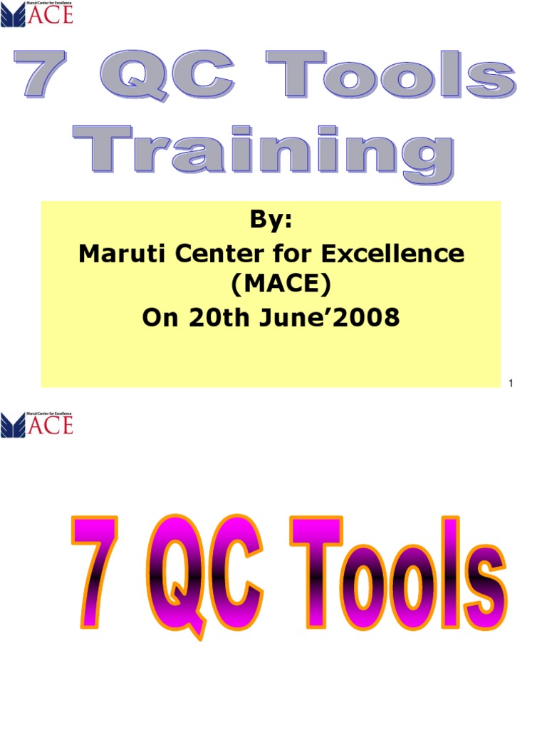 7 Quality Control Tool / QC | PDF | Histogram | Causality