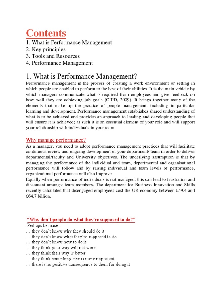 What Is Performance Management? | PDF | Performance Management | Goal