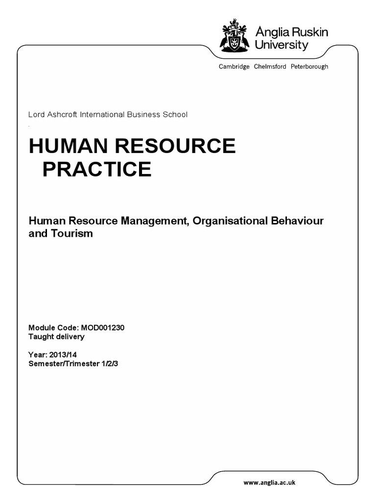 HRM Practice MOD001230 | PDF | Business