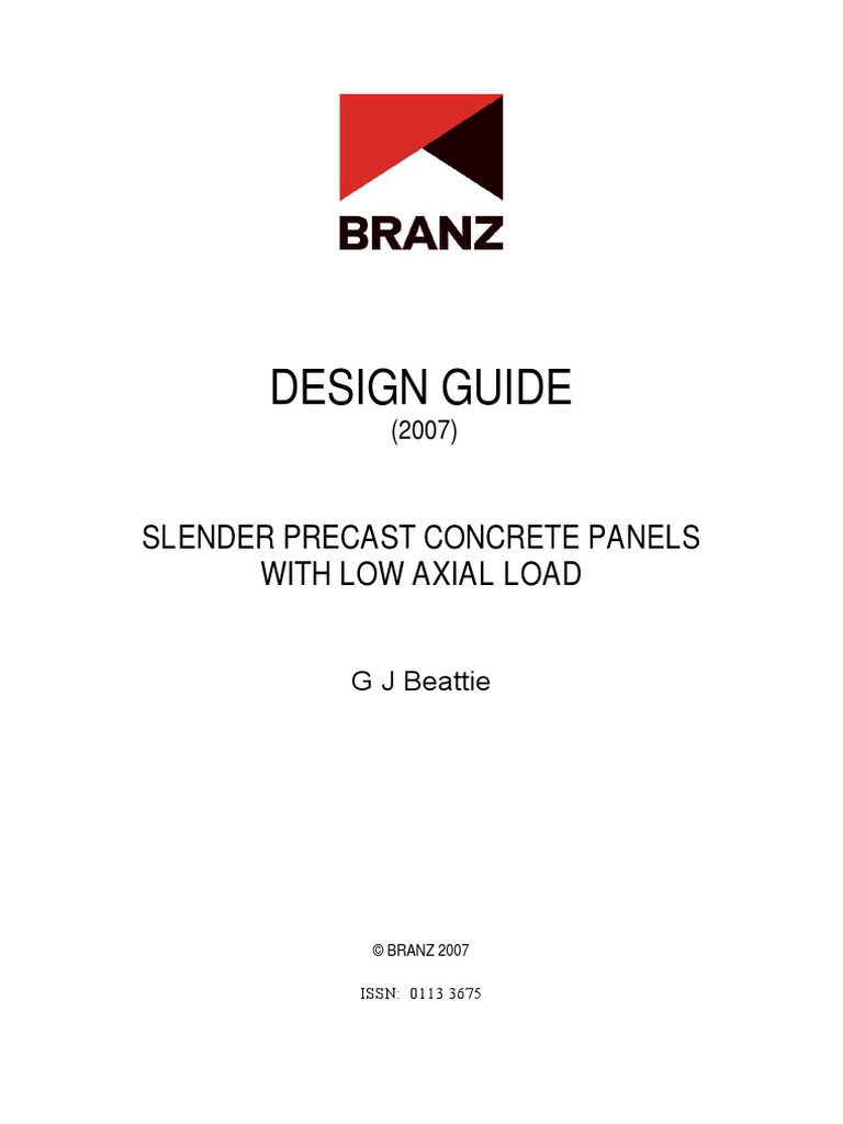 Branz Slender Panel Guide | PDF | Truss | Wall