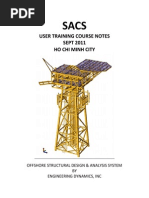 SACS Tutorial-1 PDF | PDF | Software | Computing