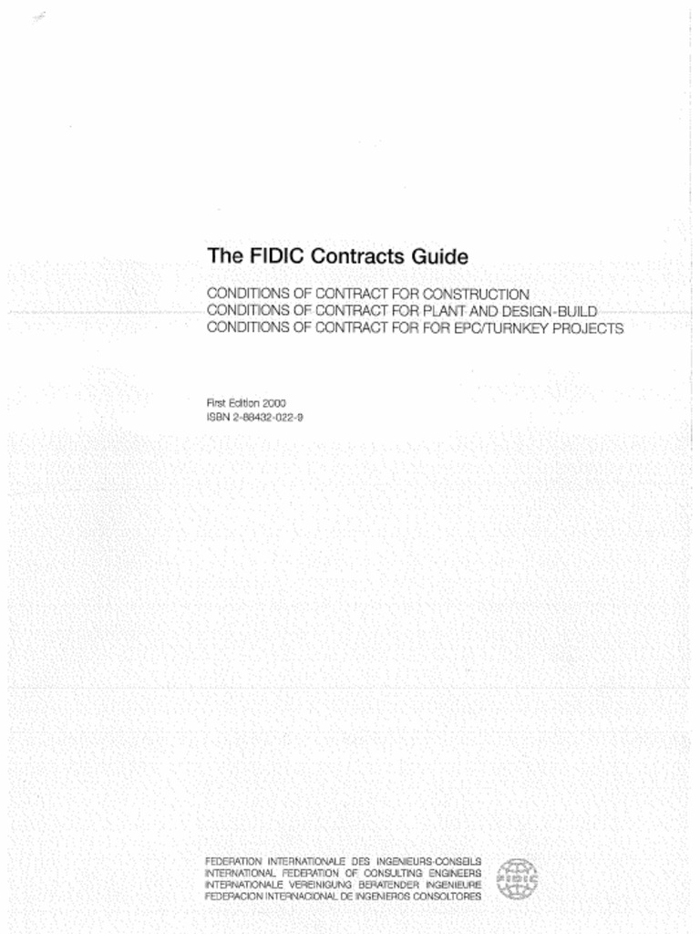The Fidic Contracts Guide(2)