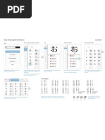 Hiragana Katakana Charts Color Coded | PDF | Japanese Words And Phrases ...