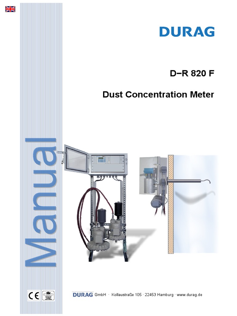 6-Dust Meter D-R 820 F-En | PDF | Calibration | Valve