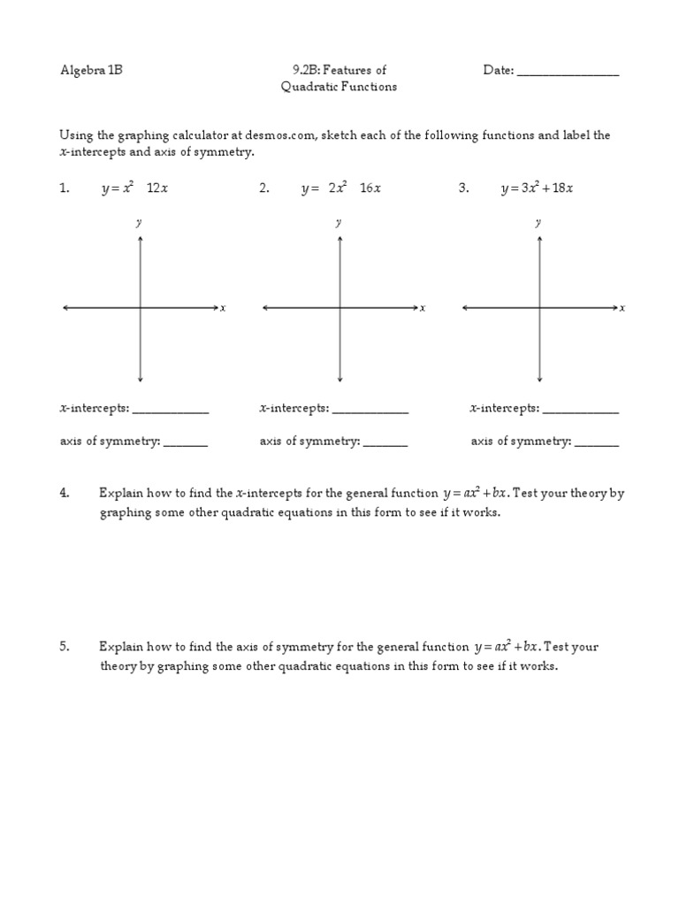 Axis of Symmetry | PDF