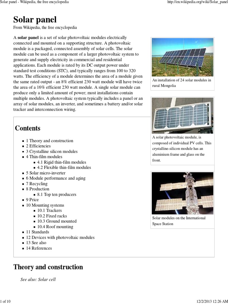 Solar Panel | PDF | Solar Panel | Solar Cell