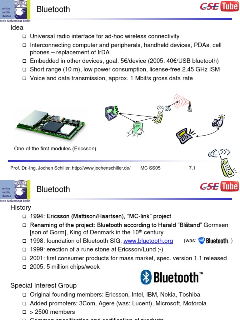 Bluetooth Architecture | PDF | Radio Frequency Identification | Ieee 802.11
