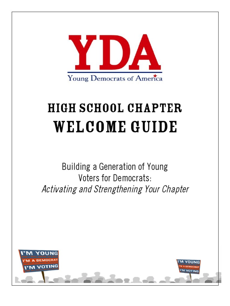YDA Welcome Guide: High School Chapters | PDF | Get Out The Vote ...