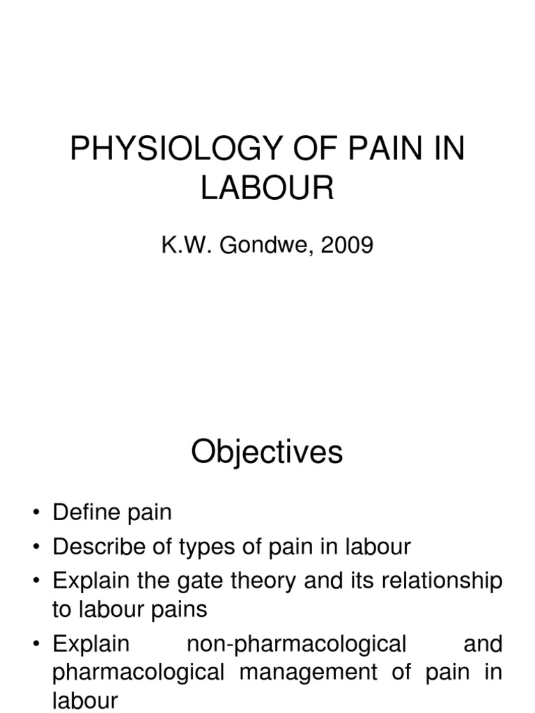 Non-Pharmacological Pain Management in Labor | PDF | Pain | Senses