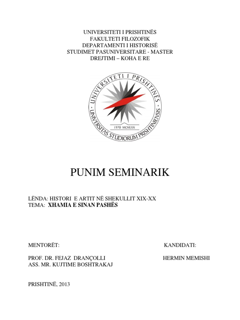 Universiteti I Prishtinës | PDF