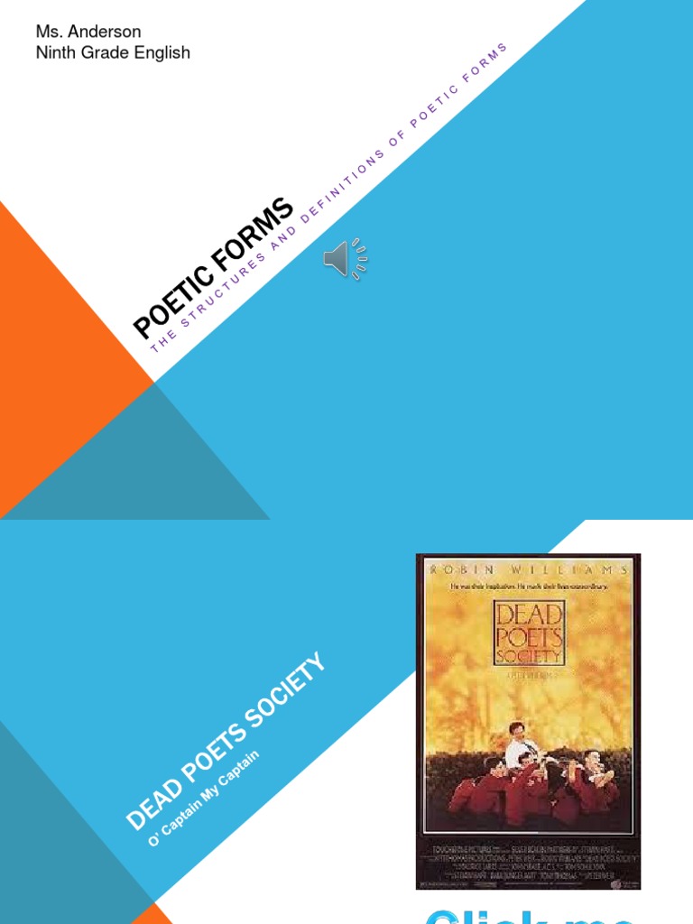 Understanding Poetic Forms and Structures | PDF