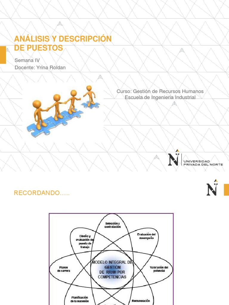 Clase4 - Análisis y Descripción Puestos | PDF | Gestión de recursos humanos | Cuestionario