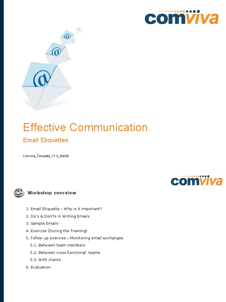 Effective Communication: Email Etiquettes | PDF | Information Age ...