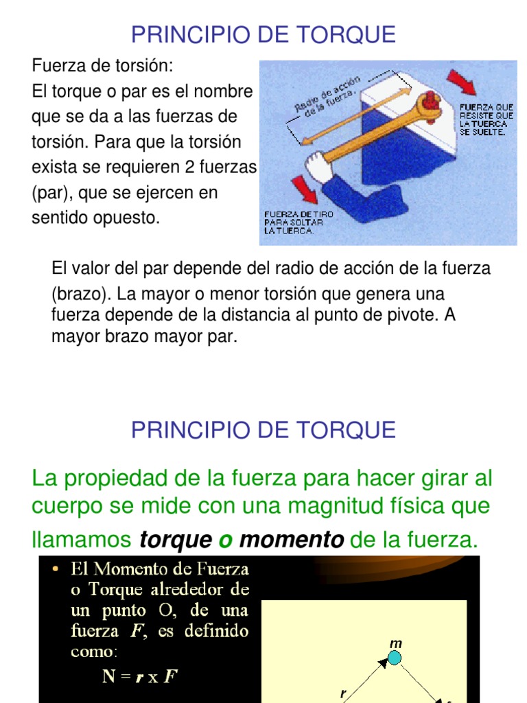 Principio de Torque | PDF | Mecanizado | Bomba