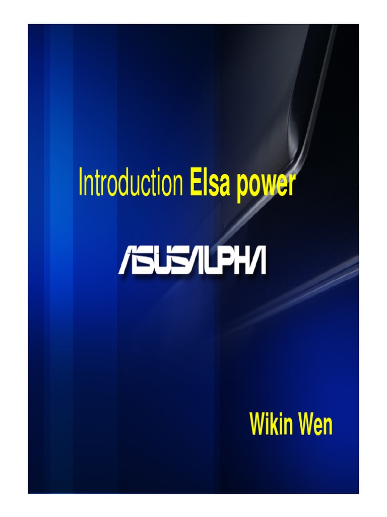 ASUS Elsa - Power Sequence | PDF