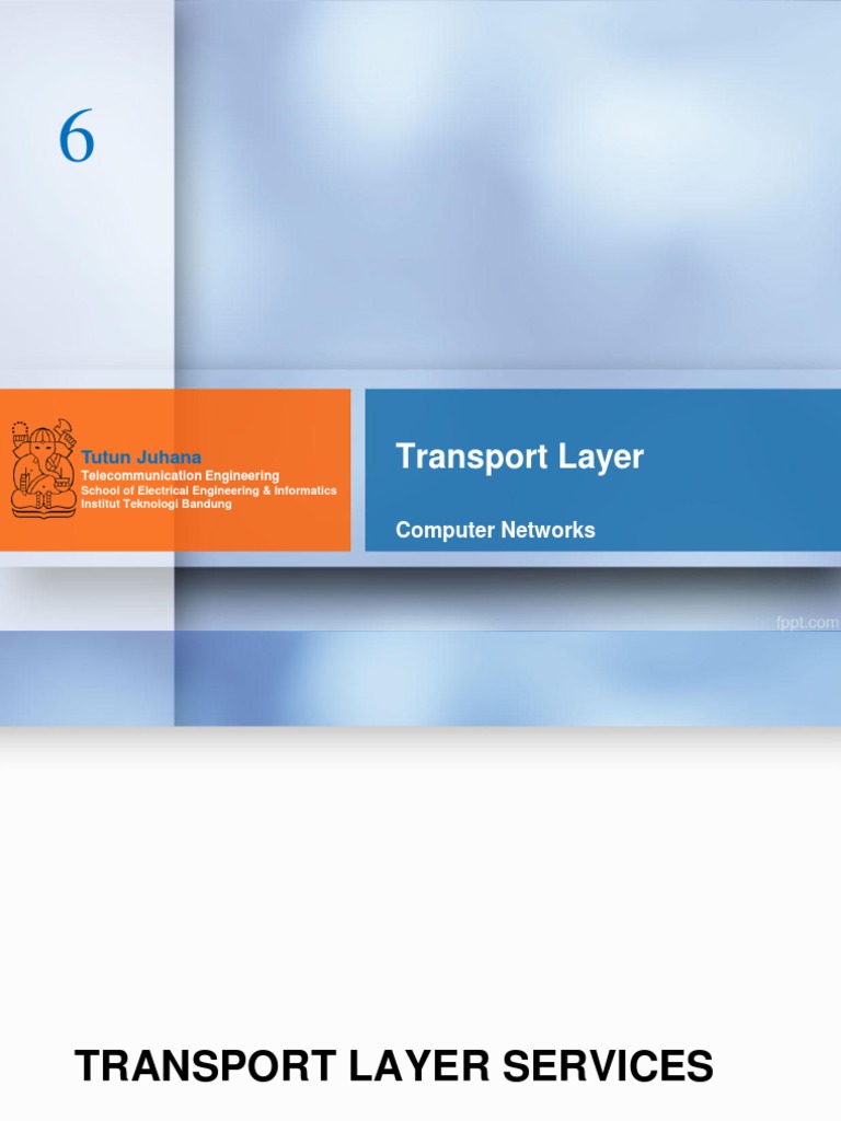 6 Transport Layer | PDF | Transmission Control Protocol | Port (Computer Networking)