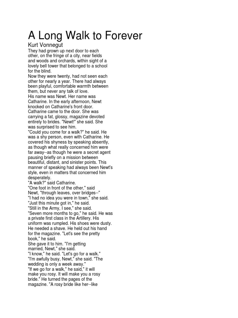 A Long Walk To Forever | PDF