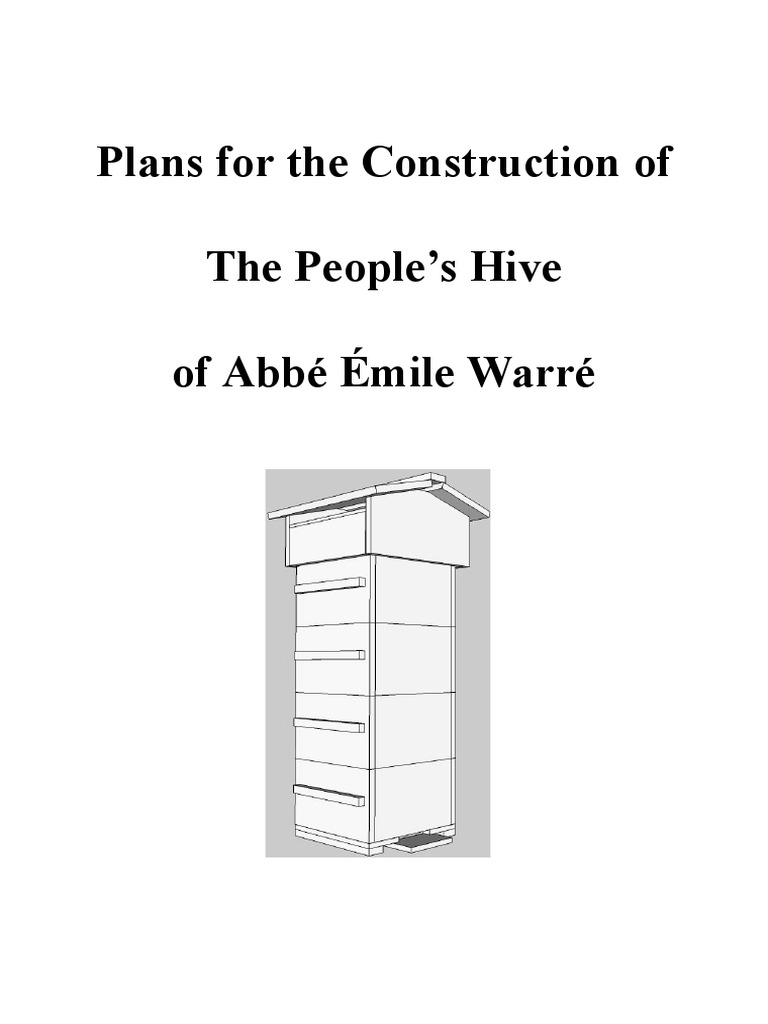 Emile - Warre.people - Hive.plans - Engl. .11p | PDF | Roof | Beekeeping