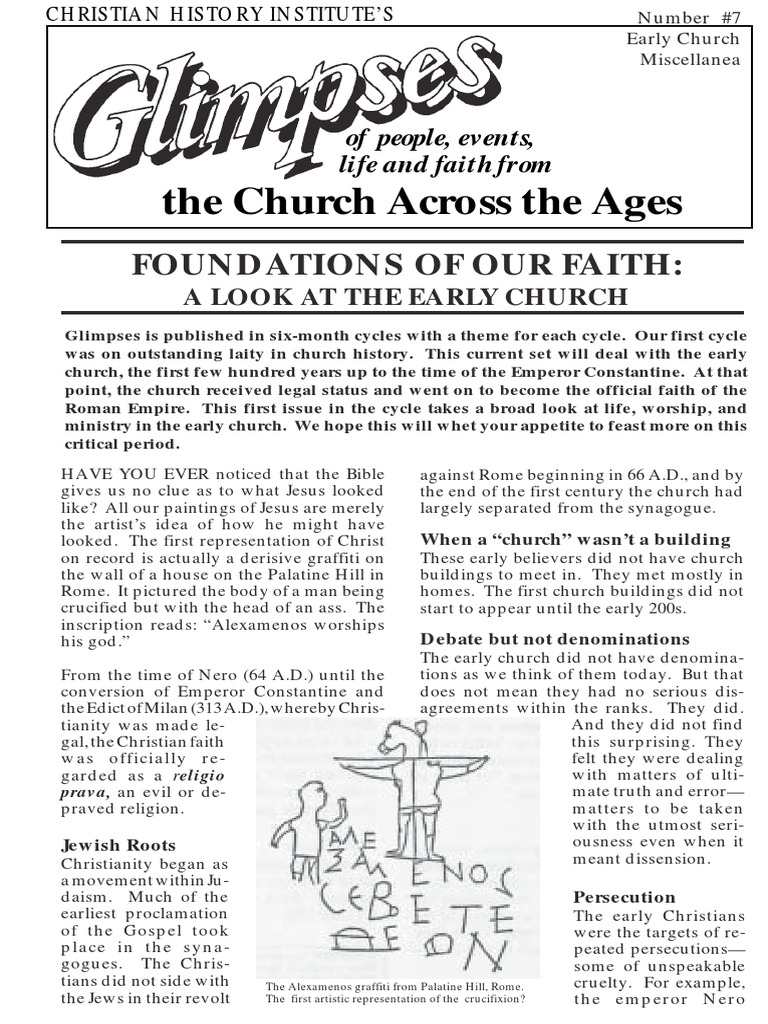 A Look at The Early Church | PDF | Early Christianity | Jesus