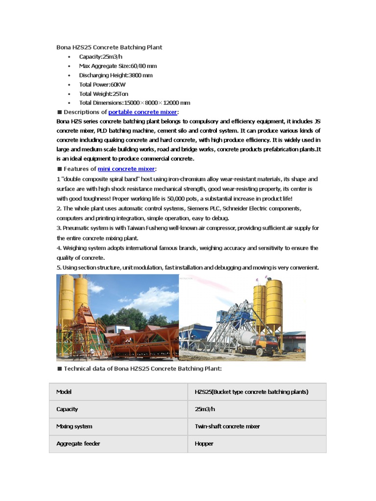 Mini Concrete Mixer | PDF | Concrete | Mechanical Engineering