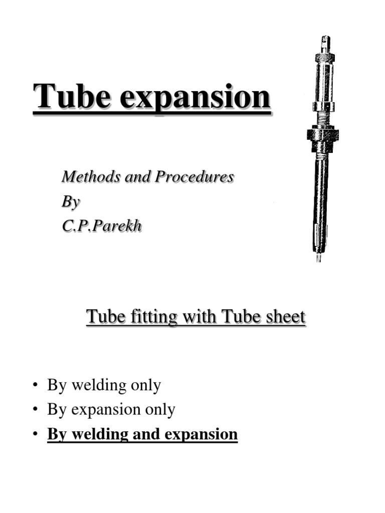 Tube Expansion | Welding | Construction