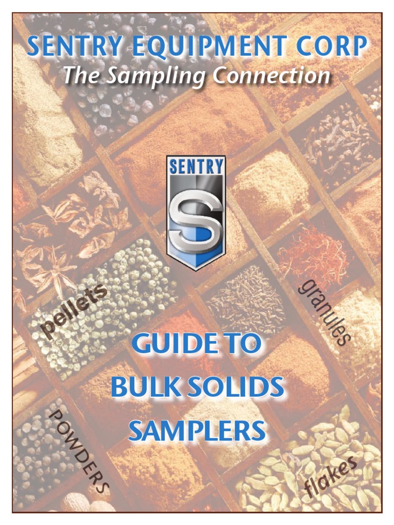 Guide Bulk Solids Sampling | PDF | Powder (Substance) | Chemistry