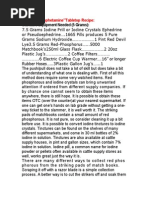 How To Make Semtex | PDF | Mercury (Element) | Explosive Material