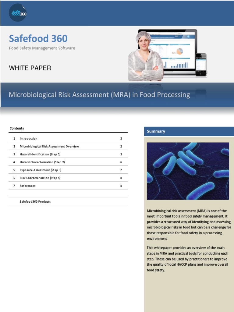 Whitepaper - Microbiological Risk Assessment | PDF | Hazard Analysis ...