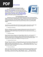 10 Fungsi Menu Insert Pada Microsoft Word | PDF