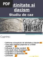 Latinitate Si Dacism | PDF