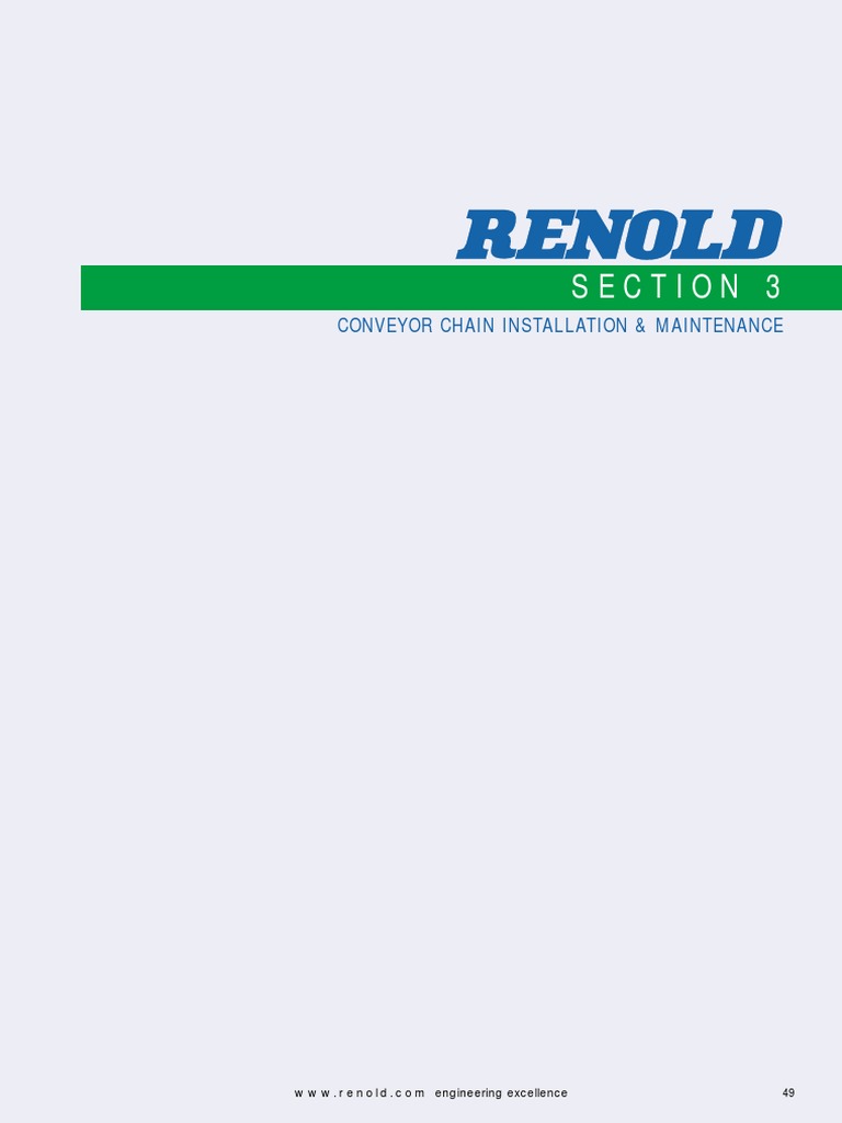 Conveyor Chain Installation Guide | PDF | Lubricant | Bearing (Mechanical)