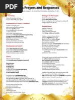 Catholic Mass Responses PDF | PDF | Mass (Liturgy) | God In Christianity