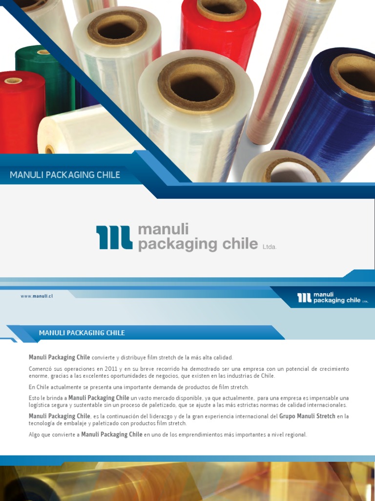 Manuli Packaging: Film Stretch en Chile | PDF | Chile | Calidad (comercial)