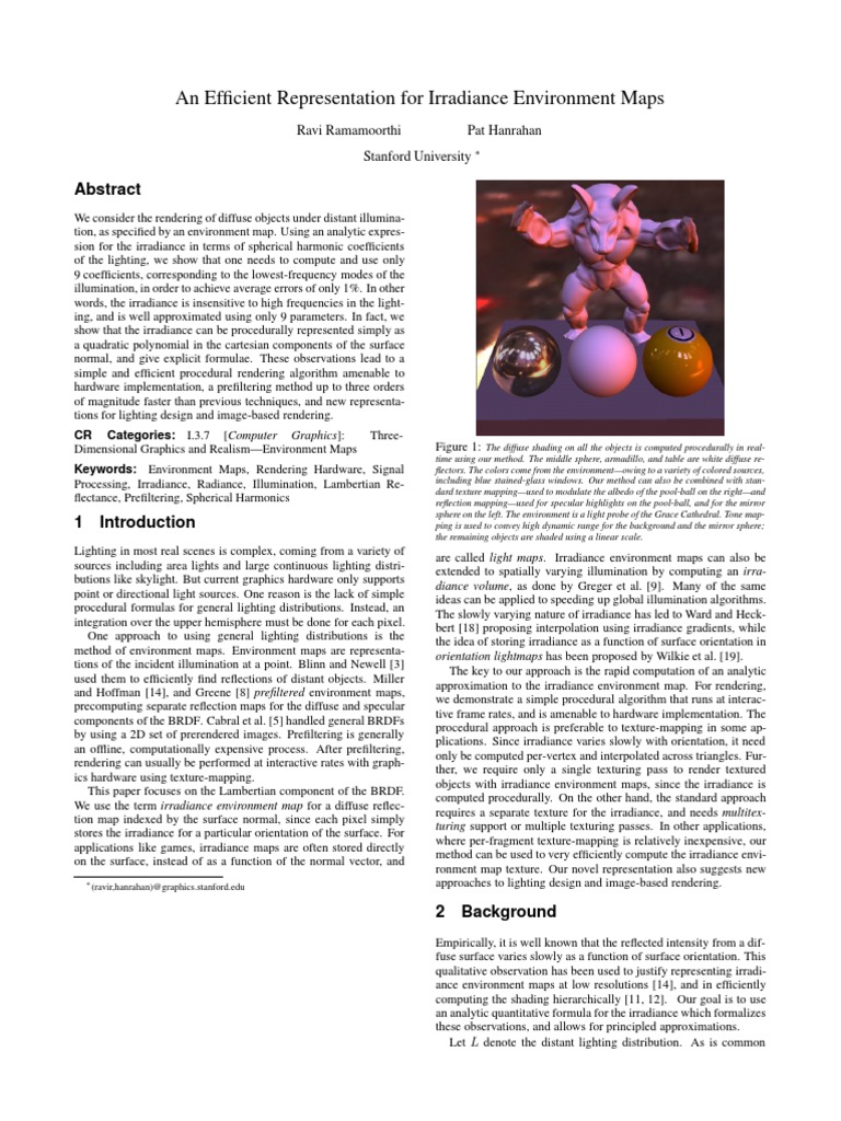 envmap | Rendering (Computer Graphics) | Texture Mapping