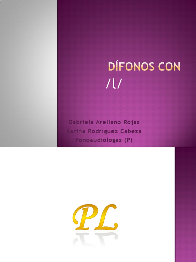 Difonos Con - L | PDF