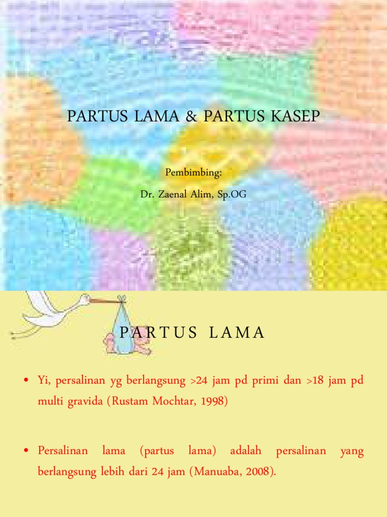 Partus Lama, Partus Kasep | PDF