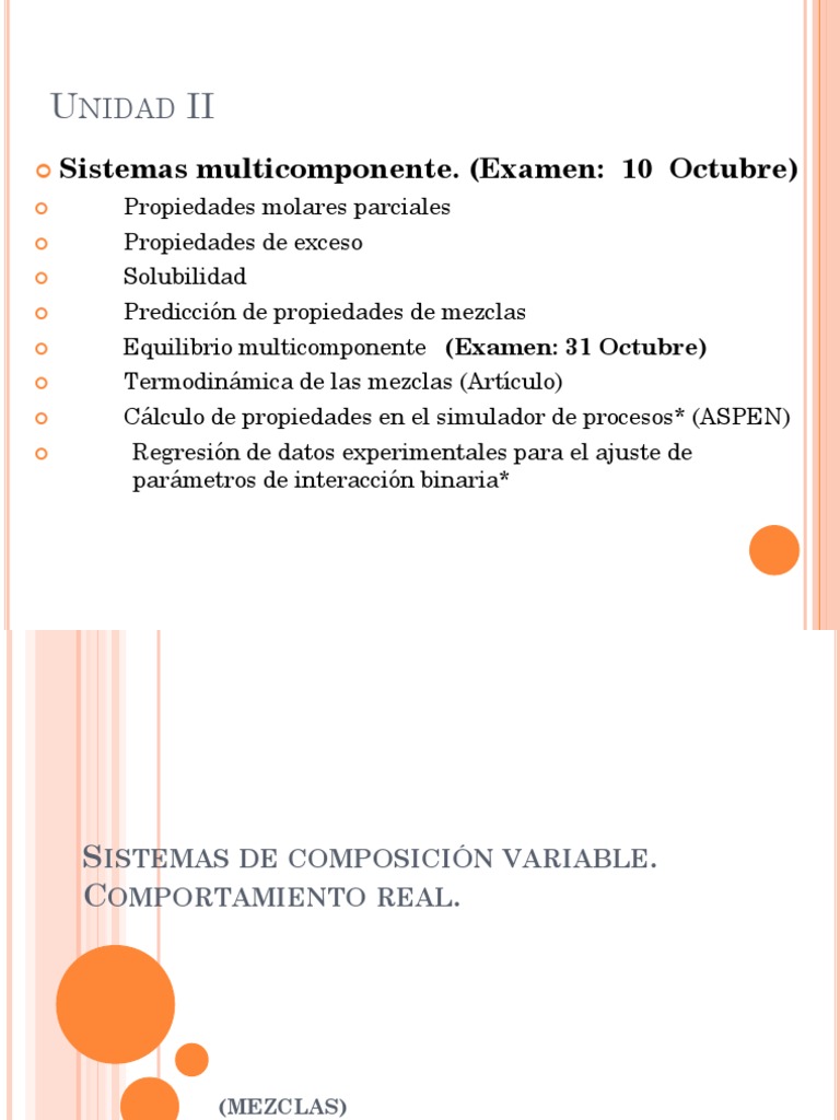 Sistemas Multicomponente | PDF | Gases | Equilibrio químico