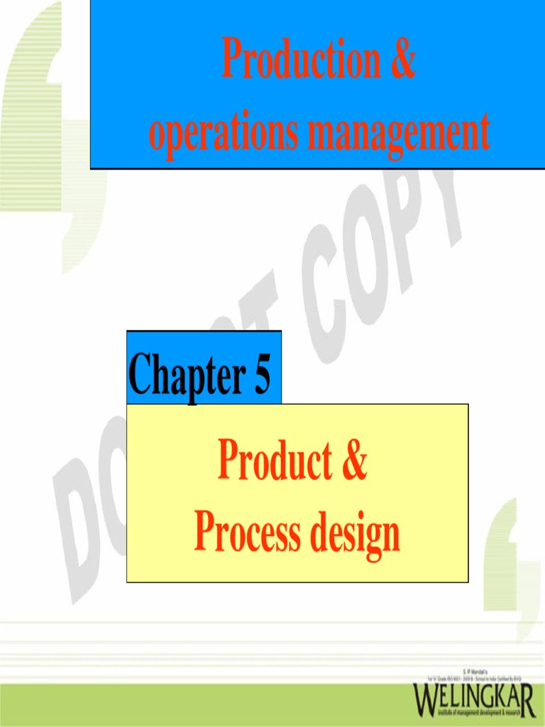 Production & Operations Management | PDF | Product Lifecycle | Product ...