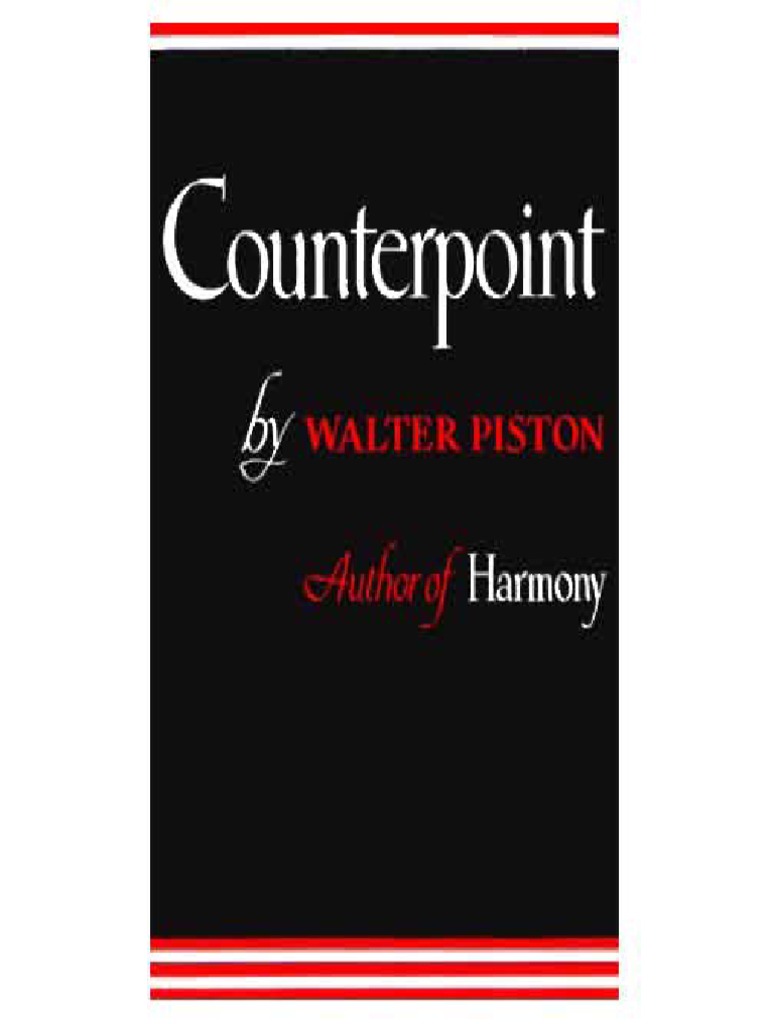 Walter Piston Counterpoint | PDF