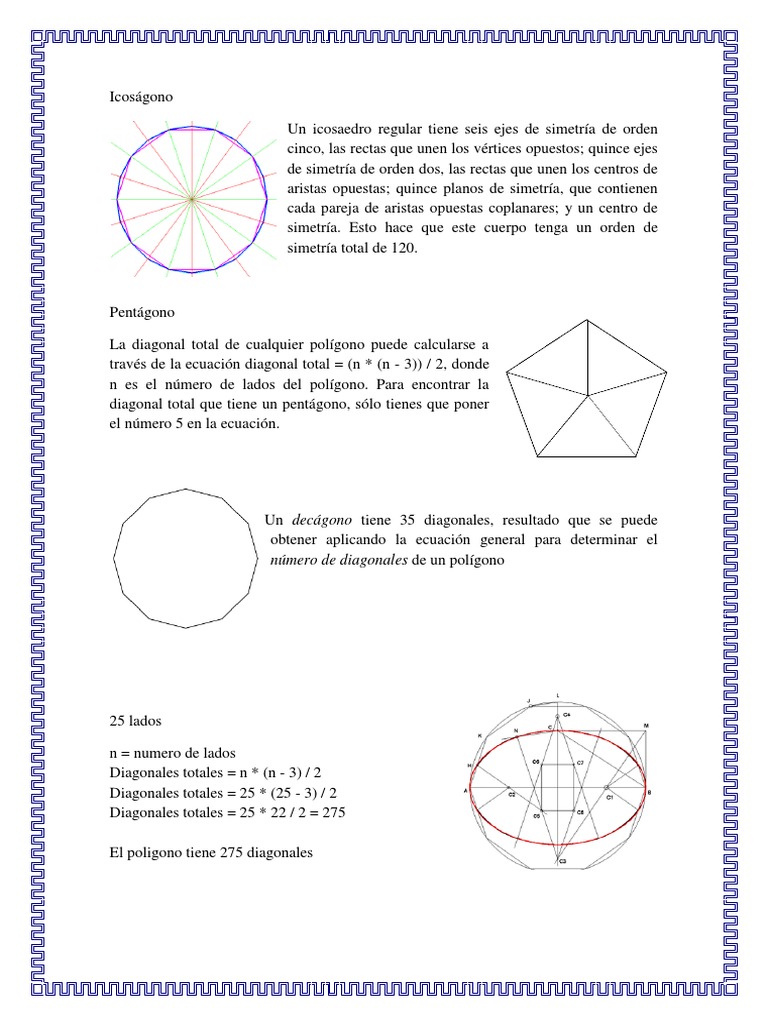 Icoságono | PDF | Geometría del plano euclidiano | Espacio